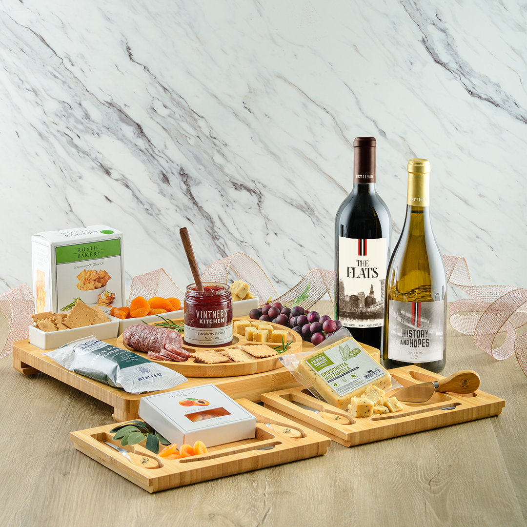 Premium Red & White Charcuterie Board – WINE GIFT SHOP